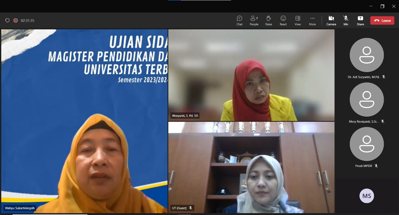 Universitas Terbuka Purwokero Melaksanakan Ujian Program Magister - UT ...