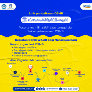 OSMB UT Purwokerto Masa 2024 Ganjil - UT Purwokerto