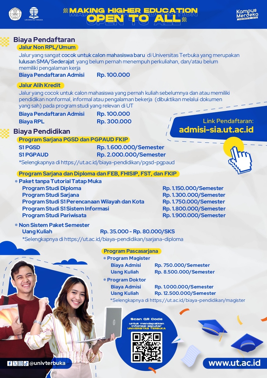 BERKAS PENDAFTARAN MAHASISWA BARU UT - UT Purwokerto