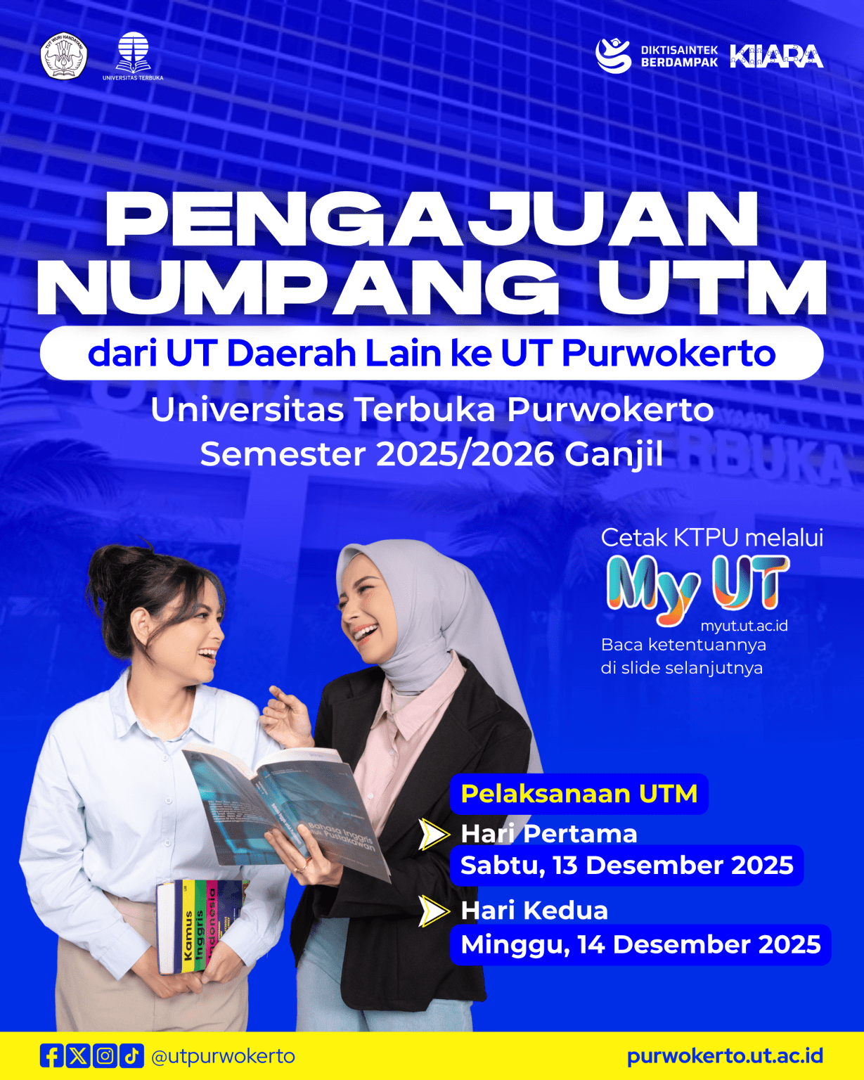 Universitas Terbuka Purwokerto Buka Pengajuan Numpang Ujian Tatap Muka ...